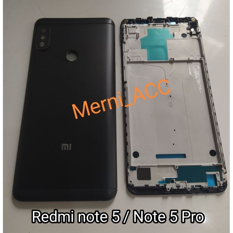 Jual Cessing hausing fullset frame lcd Xiaomi Redmi note 5/ Note 5 Pro ...