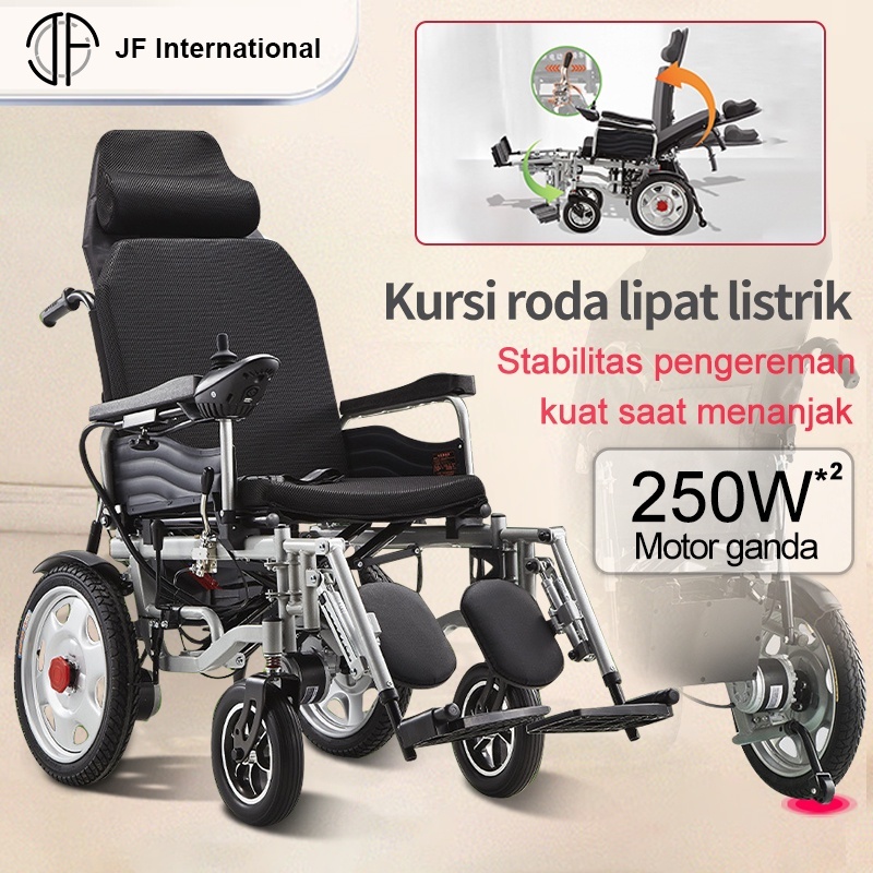 Jual Kursi Roda Elektrik OT627 Bisa Lipat Dan Rebahan Full Otomatis ...