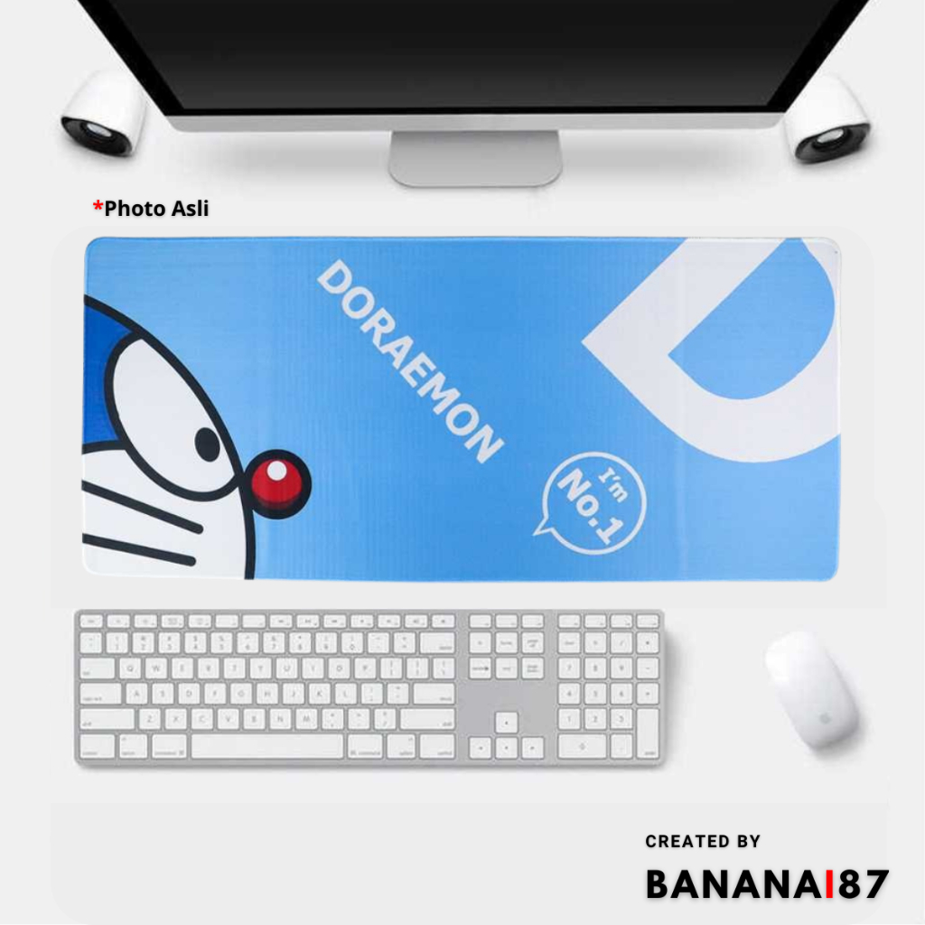 Jual Mouse pad Gaming Motif Doraemon Ukuran Besar Material Smooth Anti ...