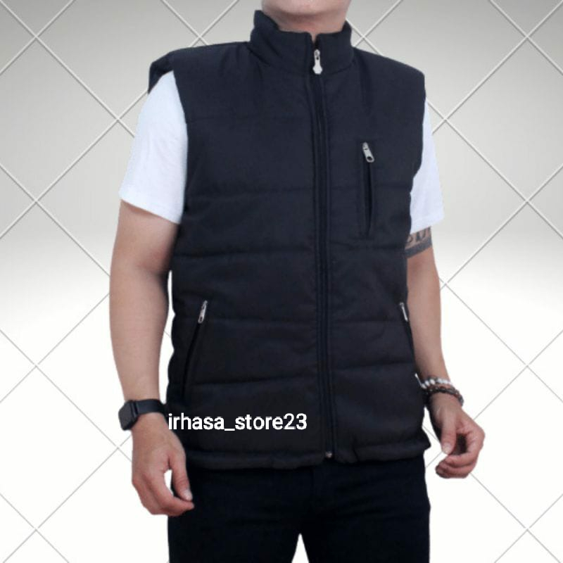 Jual Rompi Gelembung Kerah Body Vest Rompi Parasut NS Tebel Pria Wanita ...