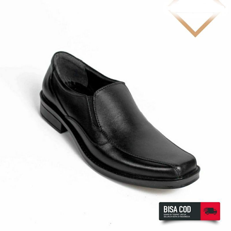 Jual SEPATU PANTOfel HITAM PRIA SEPATU PANTOfel KERJA FORMAl SEPATU ...