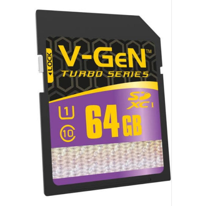 Jual Memory SD Card V-GeN TURBO SERIES 64 GB | Shopee Indonesia