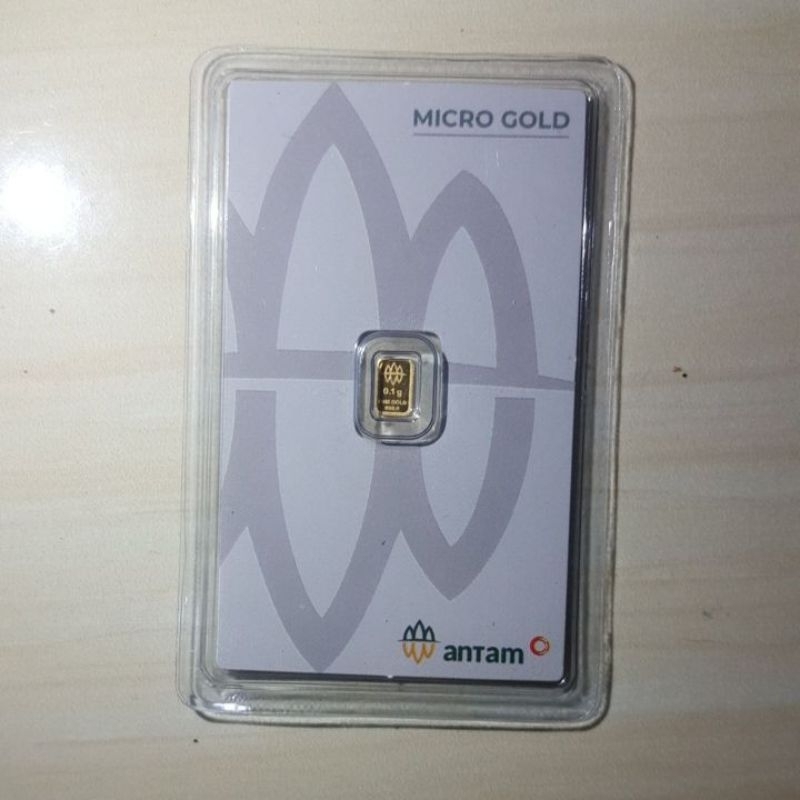 Jual LM Micro Gold ANTAM Hartadinata Logam Mulia 0.1 gram GIFT Series ...