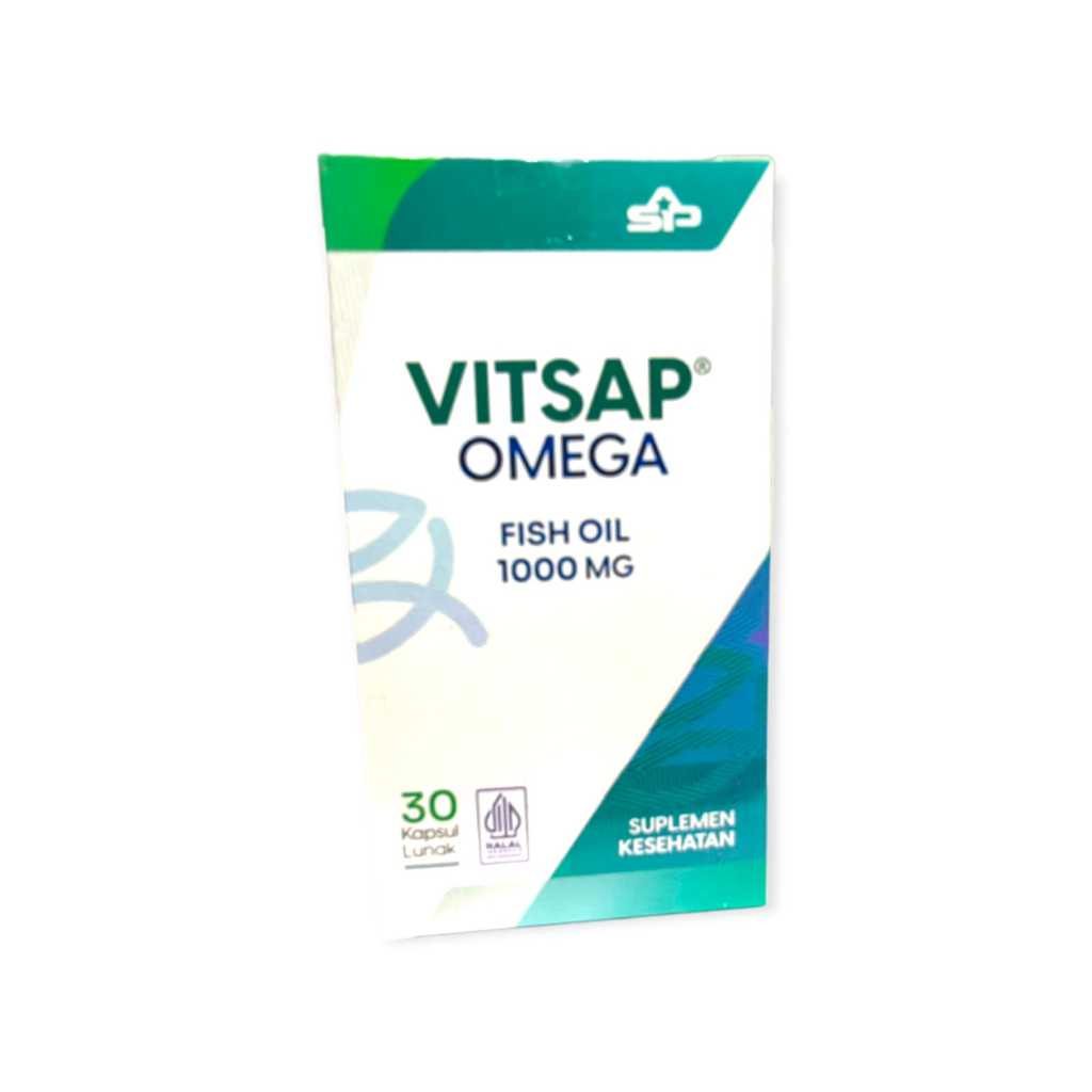 Jual Vitsap Omega Fish Oil 1000 MG Box 30 Kapsul | Shopee Indonesia