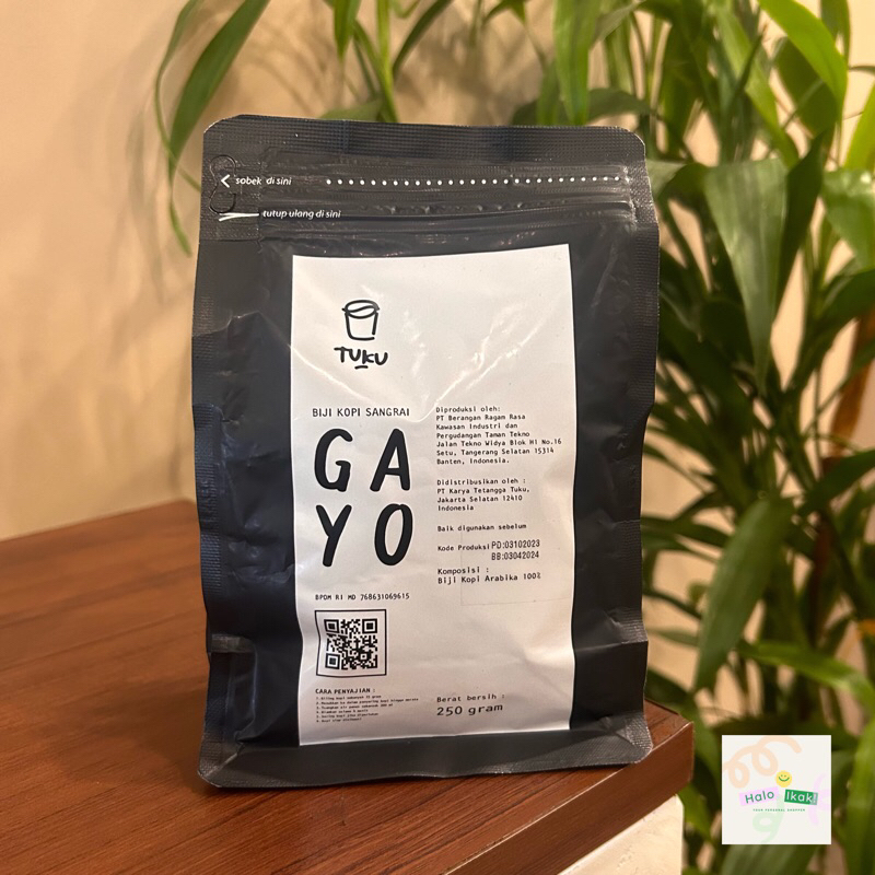Jual Kopi Tuku - Biji Kopi Single Origin Gayo 250gr | Shopee Indonesia