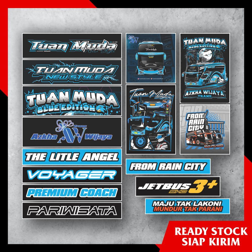 Jual STICKER BISMANIA 15PCS STIKER AZKA WIJAYA TUAN MUDA - PARIWISATA ...