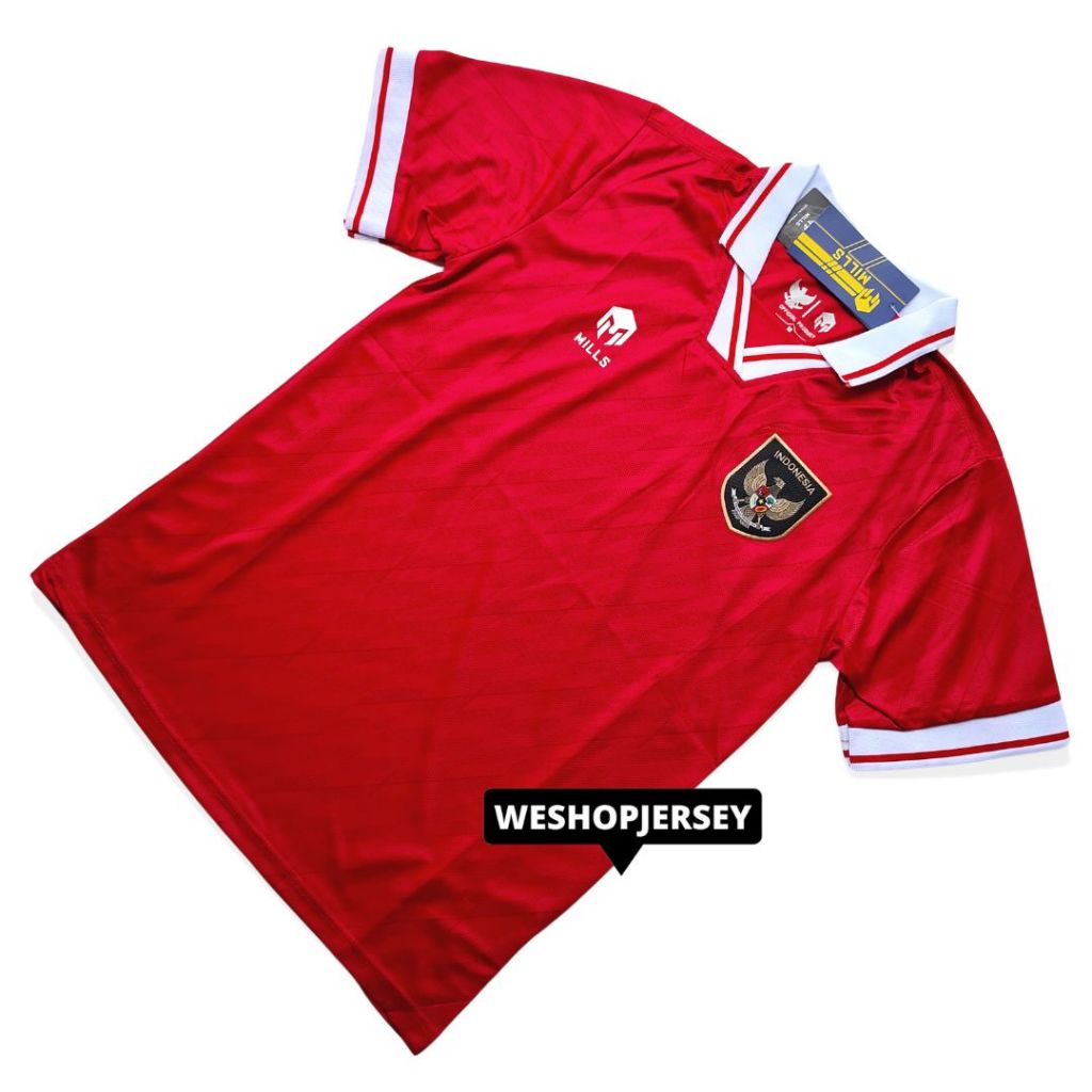 Jual Baju Bola Timnas Indonesia Merah Jersey Indo Home Piala Asia 2024 ...