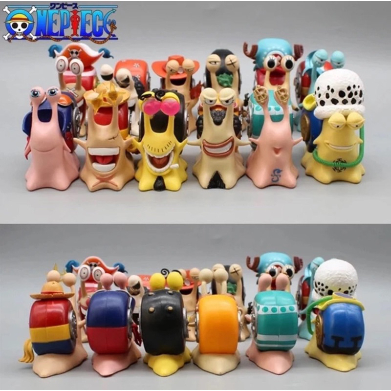 Jual Den Den Mushi Monkey D Luffy & Portgas D Ace Set One Piece Figure ...