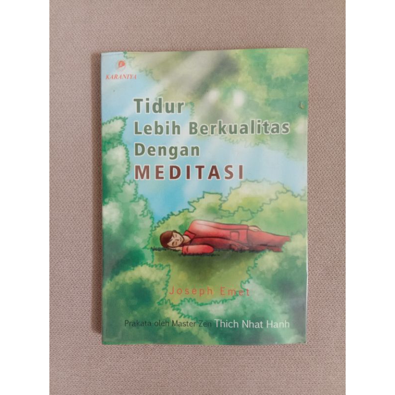 Jual Buku Second Original - TIDUR LEBIH BERKUALITAS DENGAN MEDITASI ...