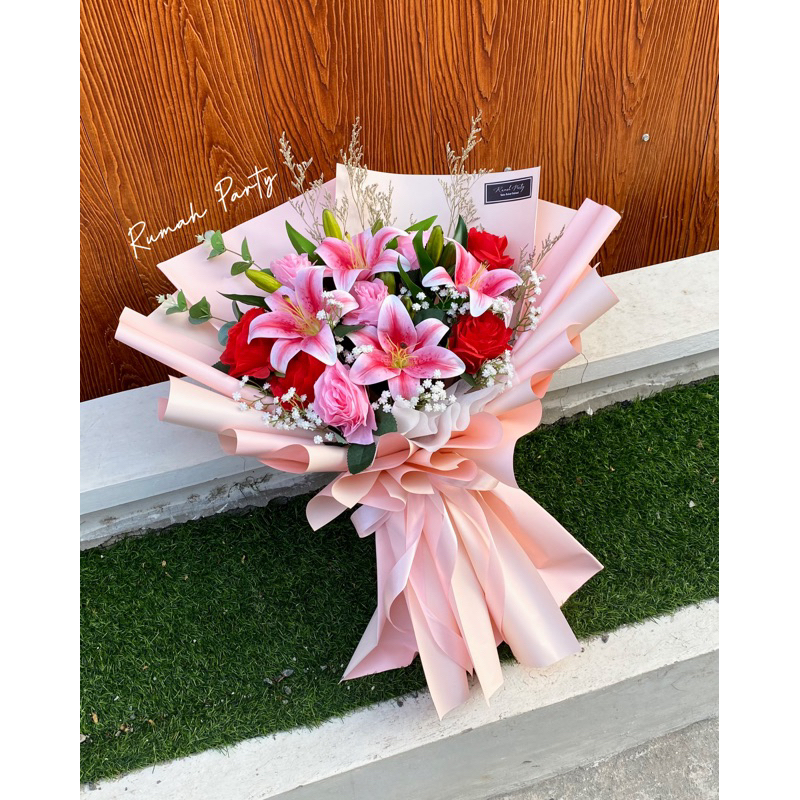 Jual Buket Bunga Artificial Jumbo XL | Shopee Indonesia