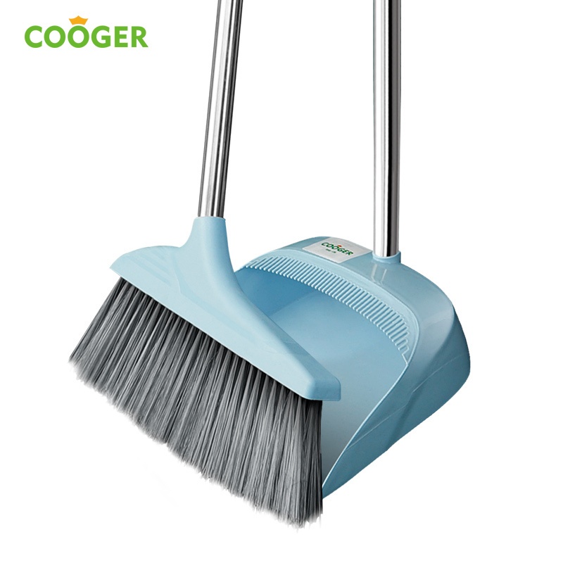 Jual Cooger Set Sapu dan Pengki Dengan Gerigi Detachable Broom Set Biru ...