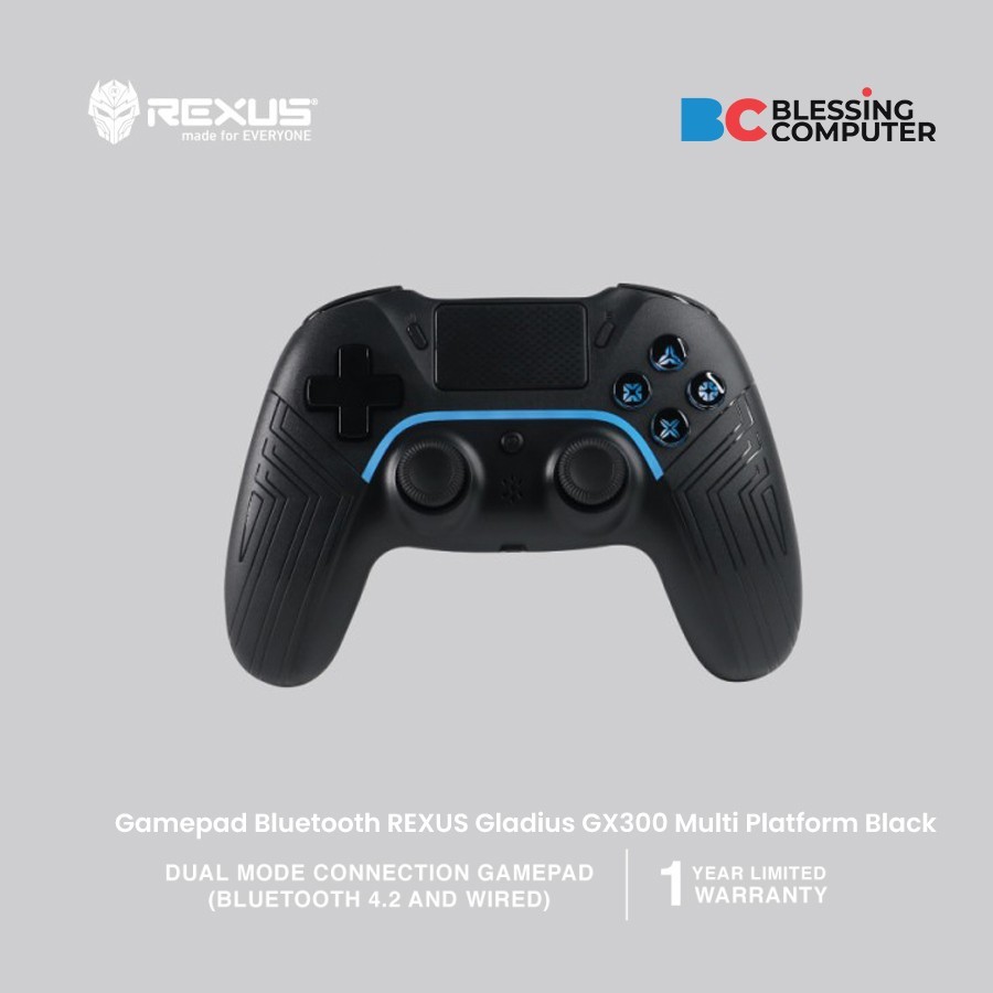 Jual REXUS Gladius GX300 Multi Platform Gamedpad bluetooth | Shopee ...