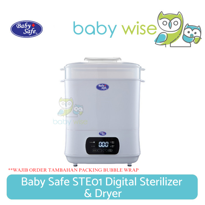 Jual Baby Safe STE01 Digital Sterilizer & Dryer | Shopee Indonesia