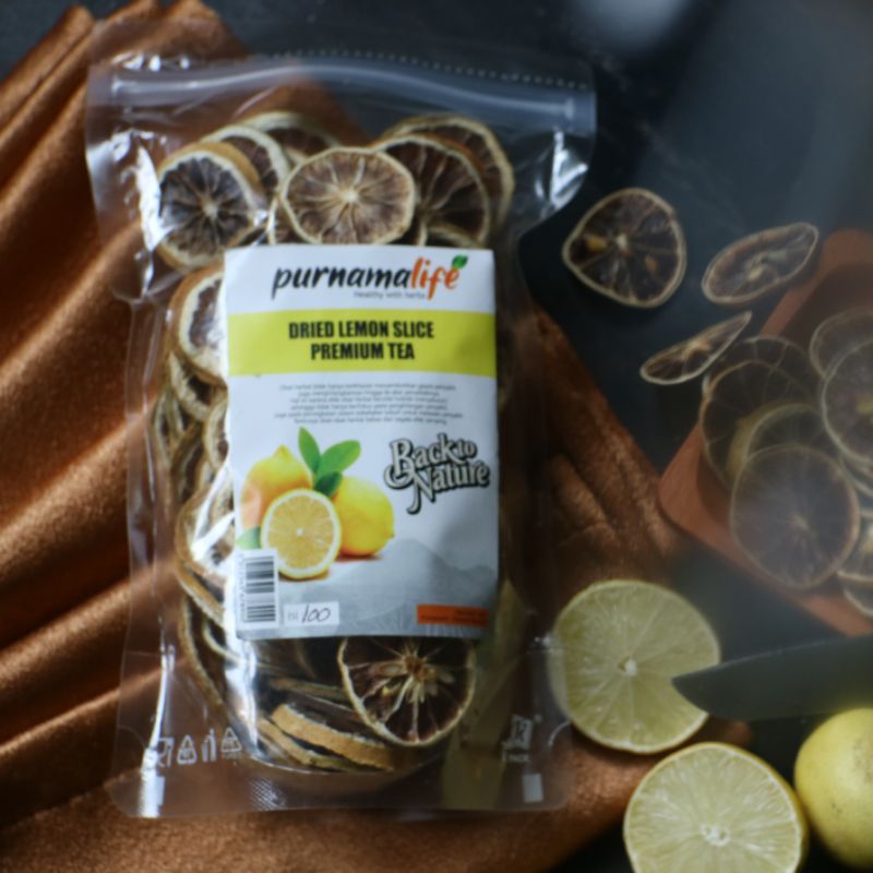 Jual Jeruk lemon & nipis kering teh herbal pelangsing dried lemon n ...