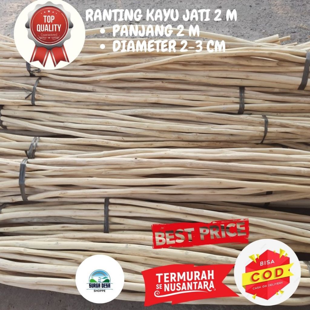 Jual Ranting Kayu Jati Bahan Atap Gazebo Kafe dan Resto | Shopee Indonesia