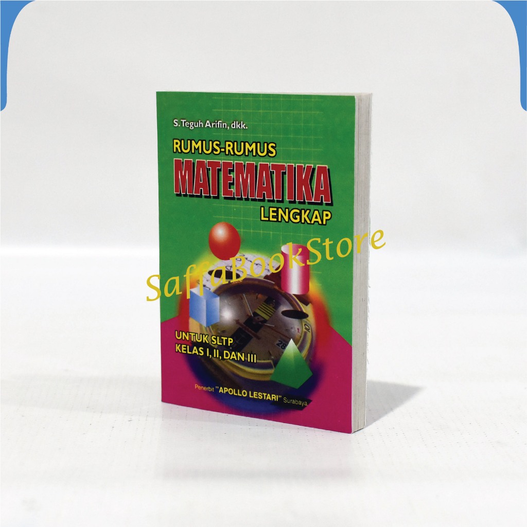Jual Untuk Kelas 1, 2, 3 Sltp/Smp Buku Rumus-Rumus Matematika Lengkap ...