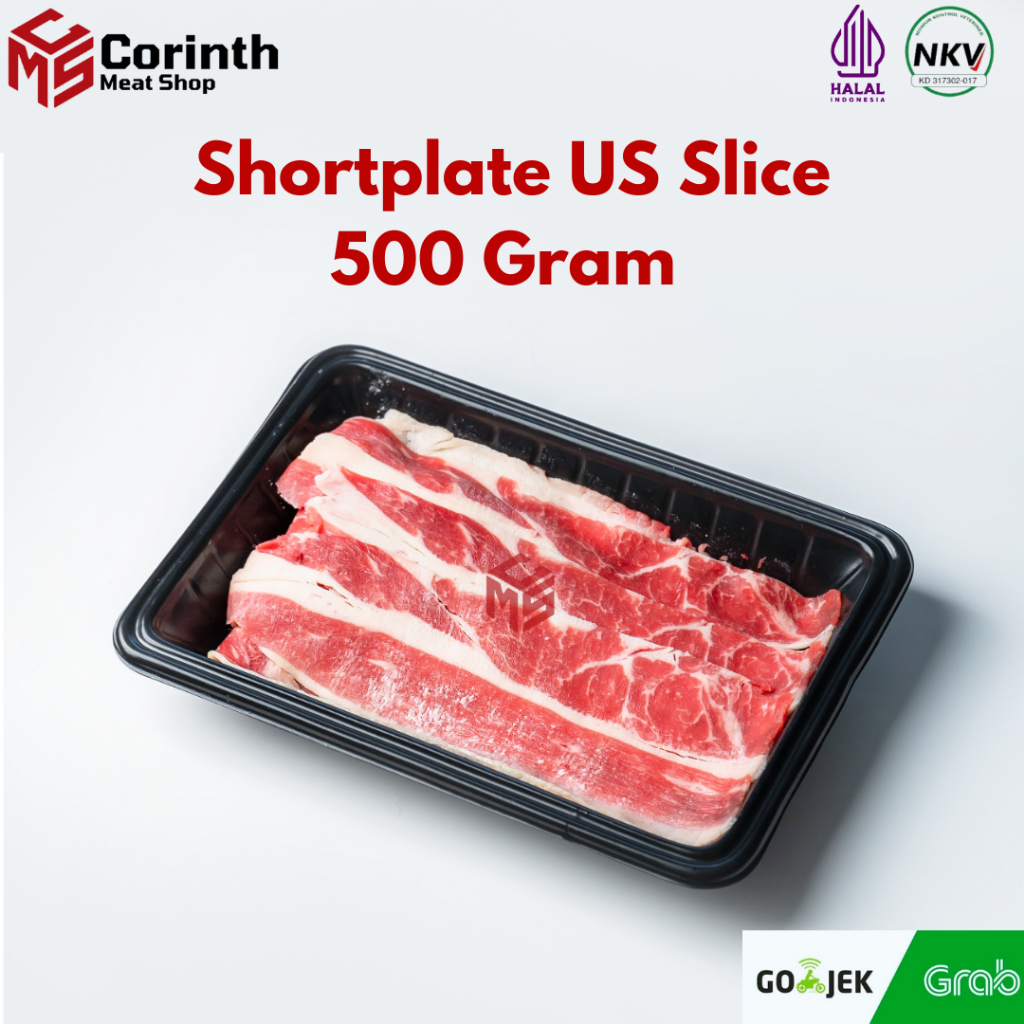 Jual Daging Sapi Shortplate Slice Import Usa 500 Gram Sukiyaki