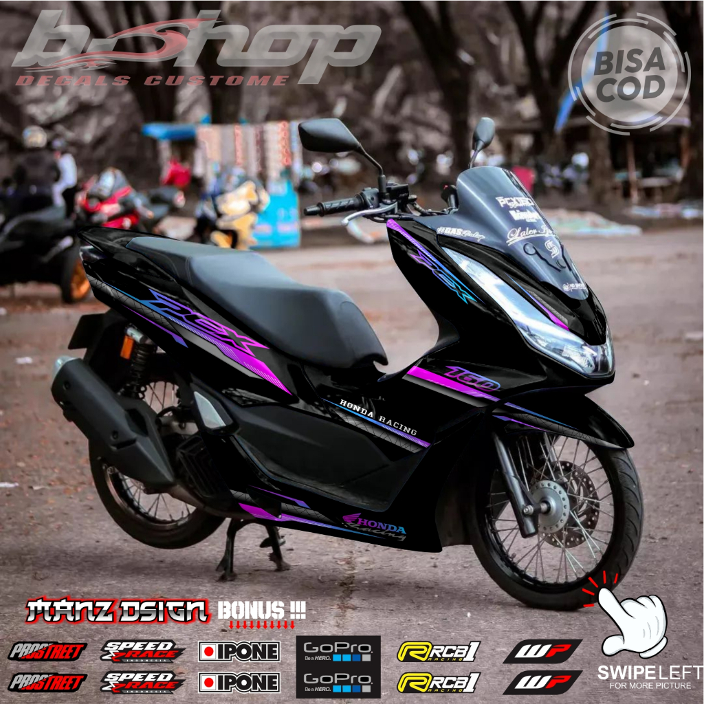 Jual Sticker Decal Full Body Honda Pcx160/Pcx150 Motif Grafis Terbaru 2 ...