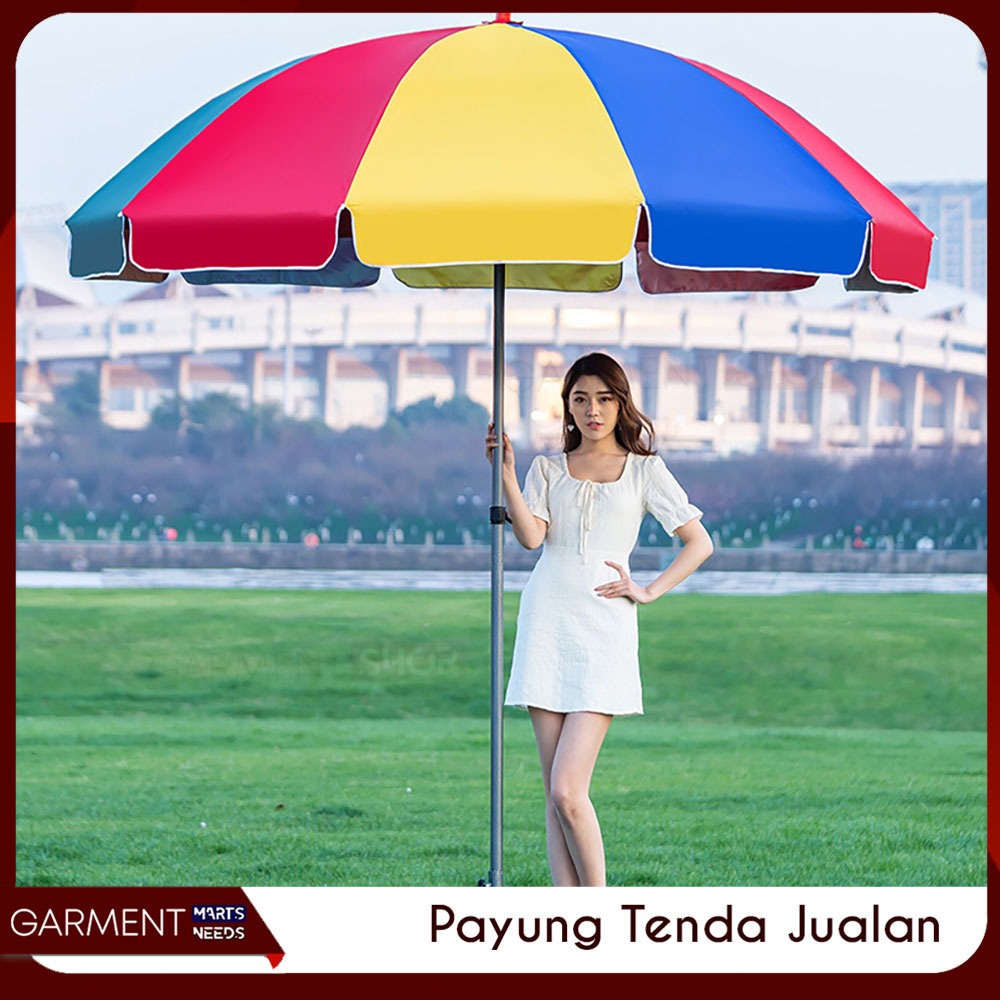 Jual Payung Tenda 280 Jumbo PKL Bazaar Jualan Parasol Lipat Besar Lapak Event Pantai Anti UV ...