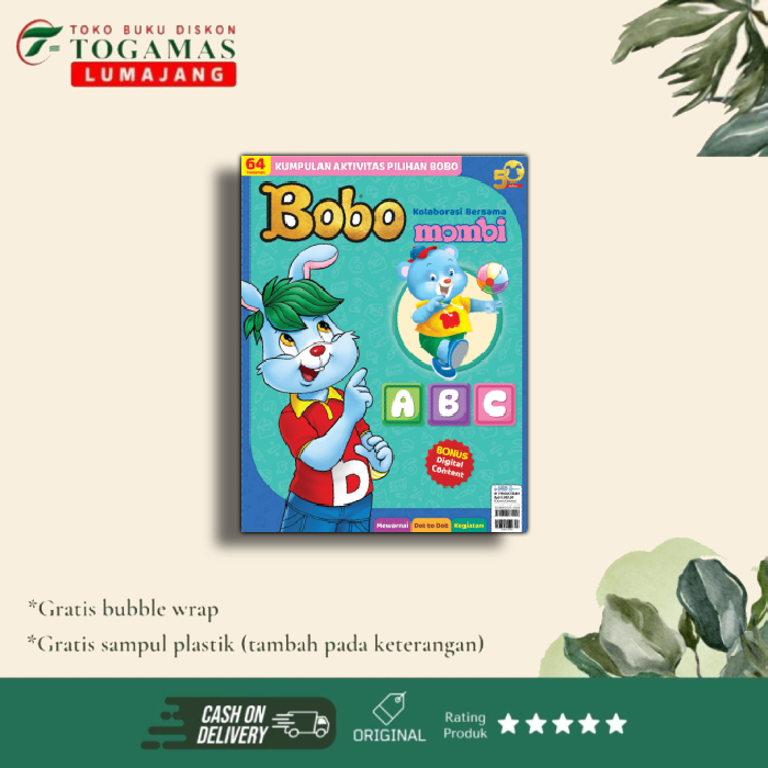 Jual Bobo Edisi Koleksi 50 Tahun Majalah Bobo (Edisi Kumpulan Aktivitas Pilihan Bobo Kolaborasi ...