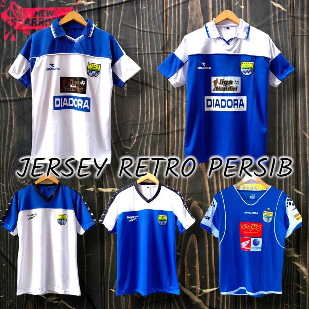Jual JERSEY PERSIB RETRO THN 2000/2003/2009 GR4D3 0R1 LOGO TIMBUL ...