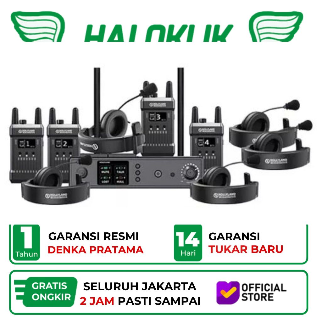 Jual Hollyland Mars T1000 Full Duplex Wireless Intercom System | Shopee Indonesia
