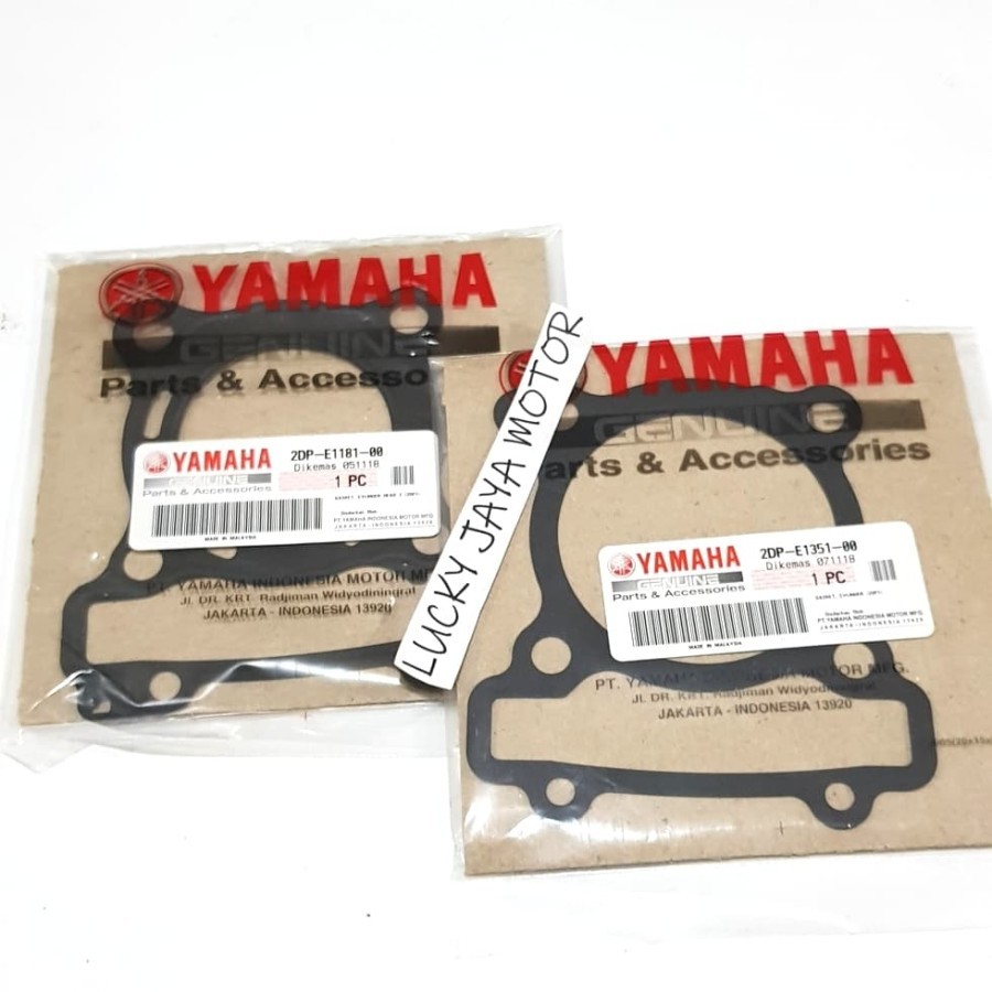 Jual packing gasket head dan boring Nmax lama 2DP-E1351-00+2DP-E1181-00 ...