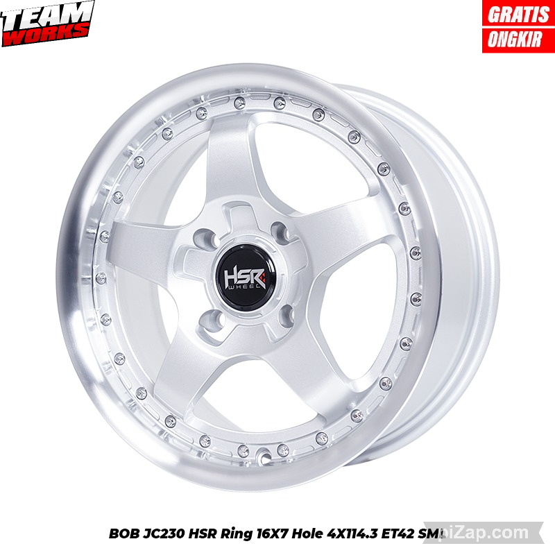 Jual Velg Mobil Hsr Bob Ring 16 Grand Livina Kijang Krista Avanza Hole 4x114 | Shopee Indonesia