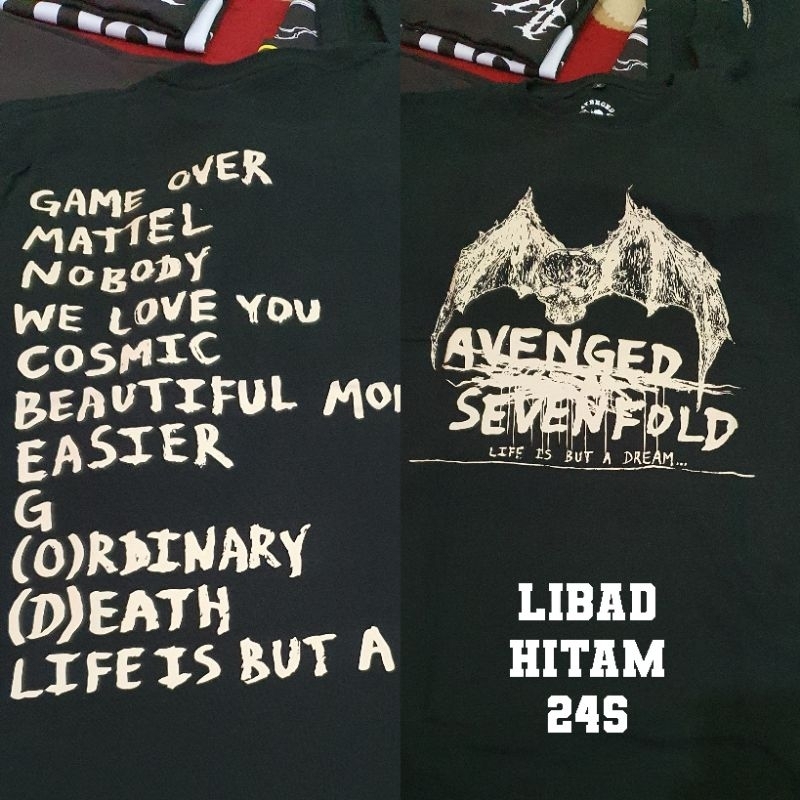 Jual KAOS BAND AVENGED SEVENFOLD LIFE IS BUT A DREAM | LIBAD | Shopee ...