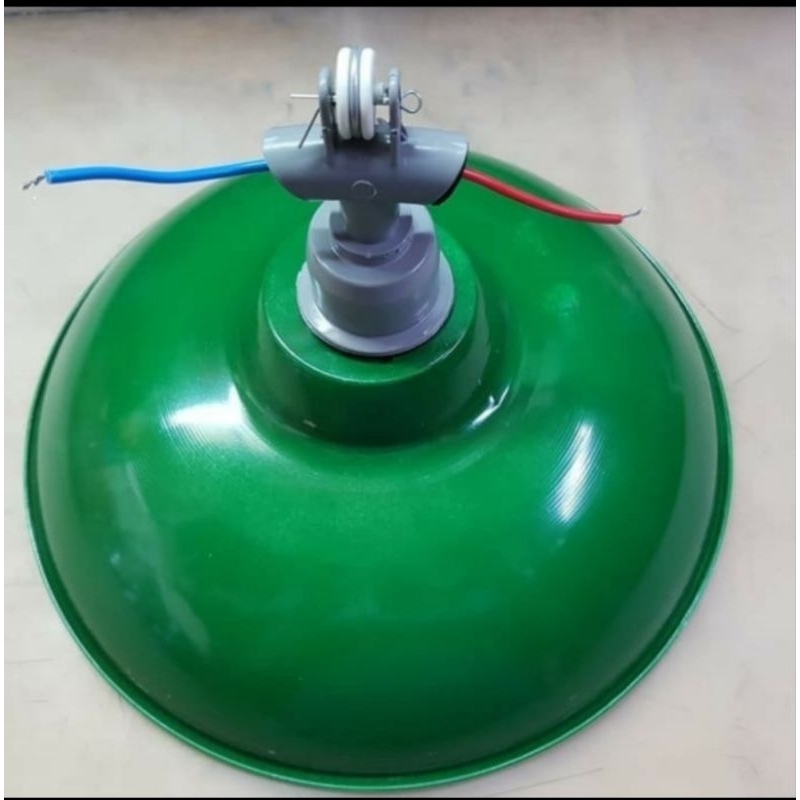 Jual Kap Lampu Jalan / Gantung Hijau + Fitting Gantung E40 Komplit Set | Shopee Indonesia