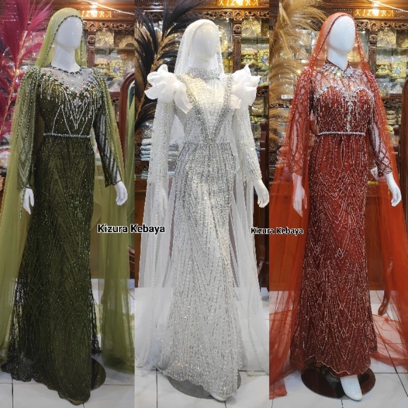 Jual Dress Simple Mewah Wedding Dress Payet | Shopee Indonesia