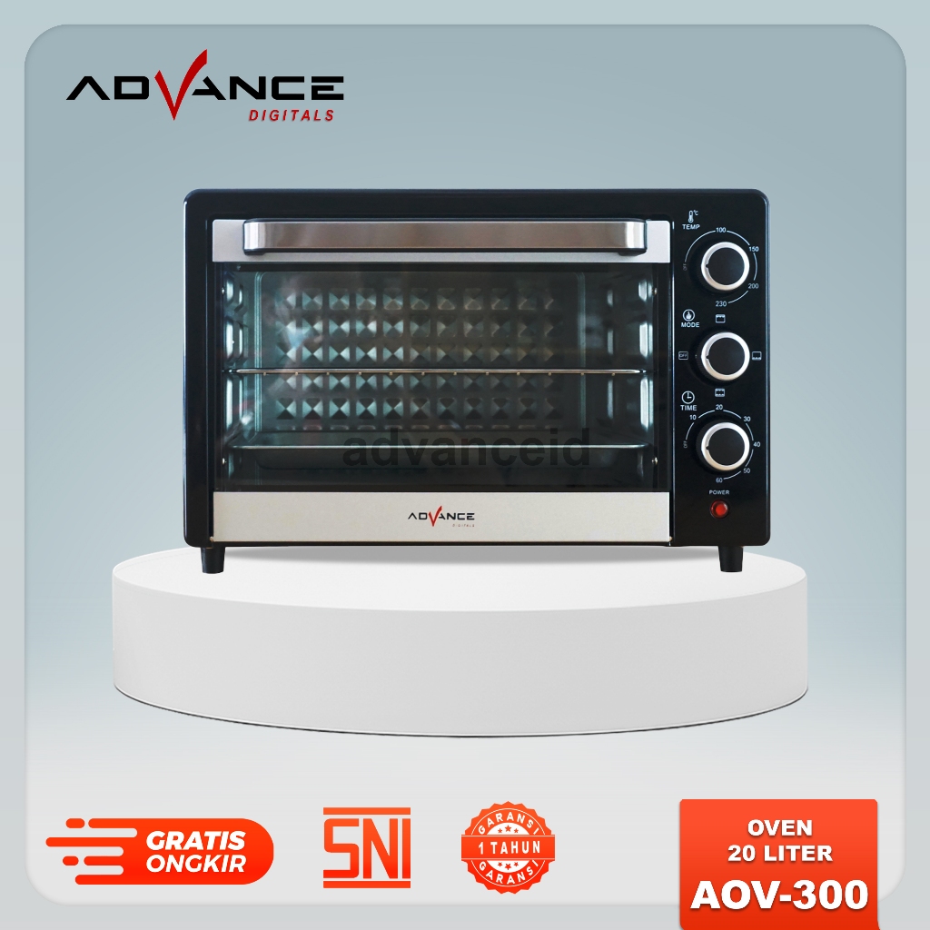 Jual Advance Oven Listrik Serbaguna AOV 300 750W 20L Garansi Resmi 1 ...