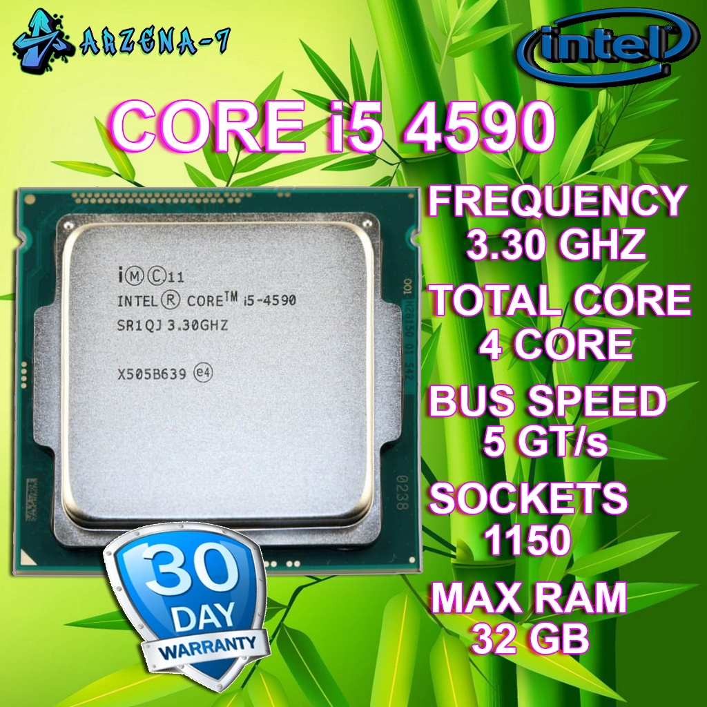 Jual PROCESSOR GEN 4 CORE I5 4590 3.3GHZ Socket 1150 | Shopee Indonesia