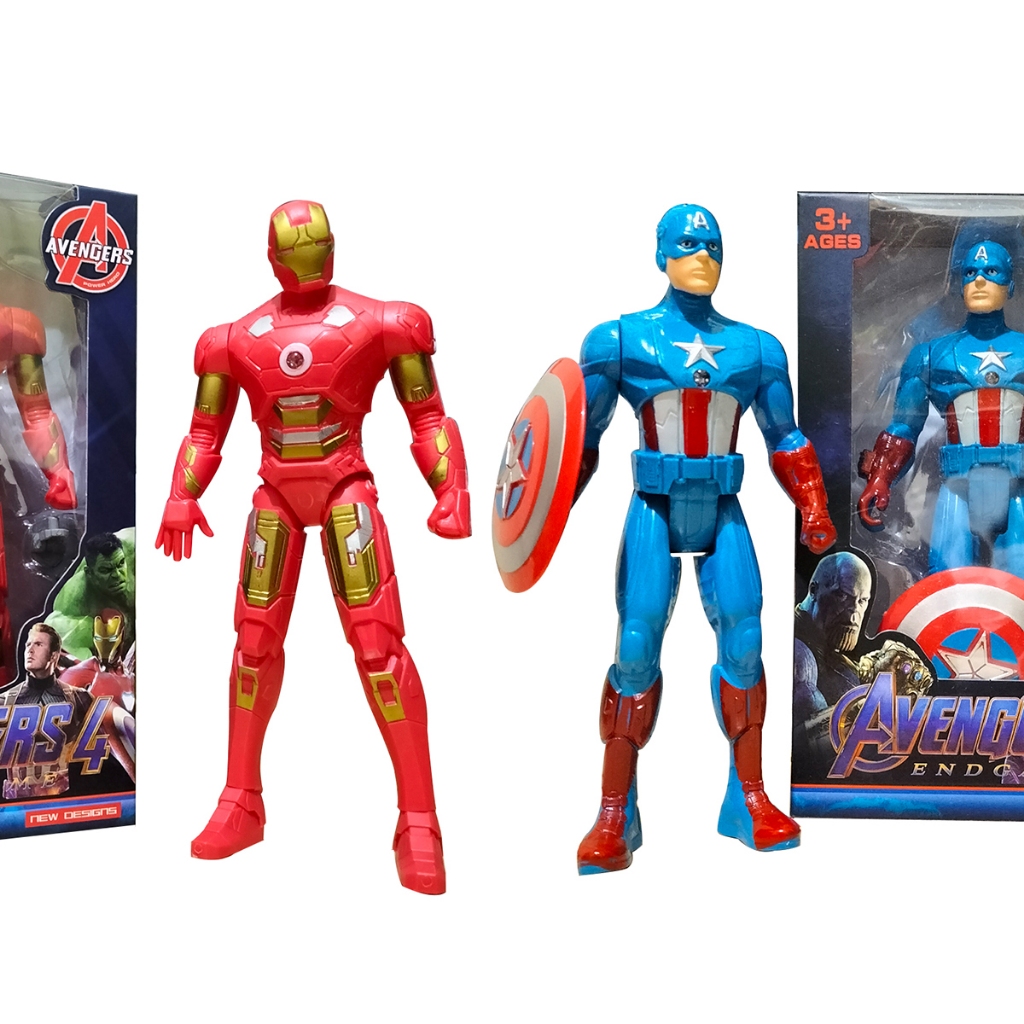 Jual Avengers Thor Captain America Mainan Anak Paket 3pcs Super Hero ...