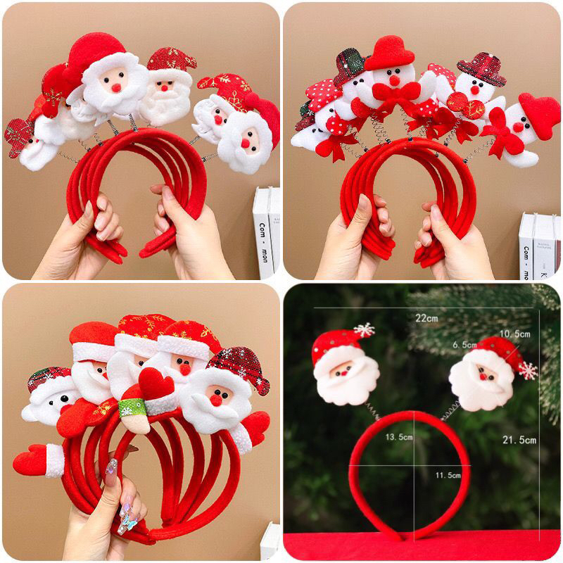 Jual Bando natal per goyang / bando christmas / xmas bandana / aksesori ...