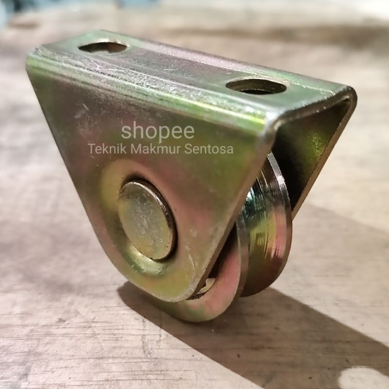 Jual Roda U Rel Besi Pagar Pintu OCP 2" Model U Chrome 2 Inch Gerbang ...