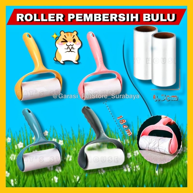 Jual GPSS- Sticky Roller Pembersih Bulu Kucing Anjing Pembersih Debu ...
