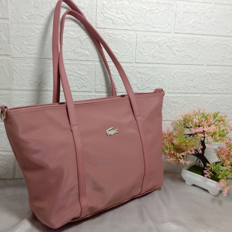 Jual Tas Tote Nilon Tas kerja Wanita kasmag | Shopee Indonesia
