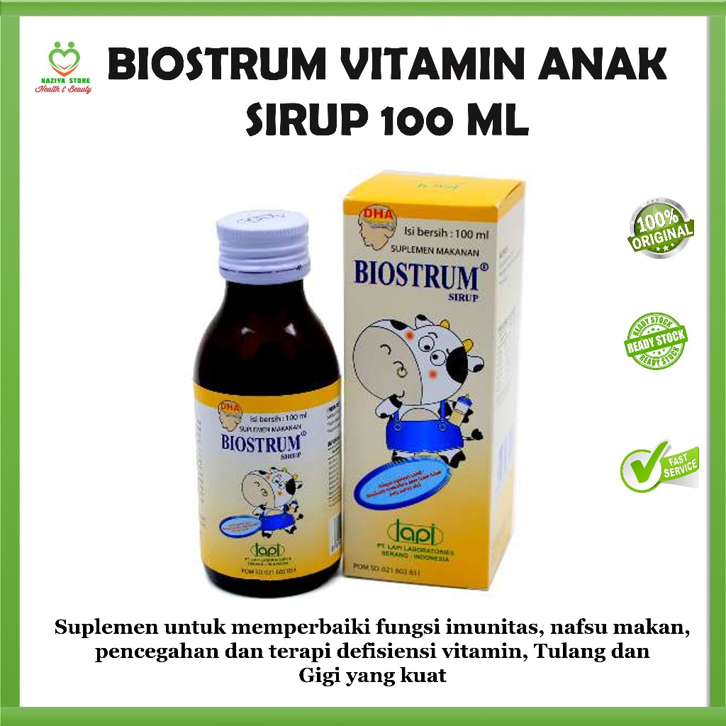 Jual BIOSTRUM SIRUP 100 ML Suplemen Vitamin Anak/Penambah Nafsu Makan ...
