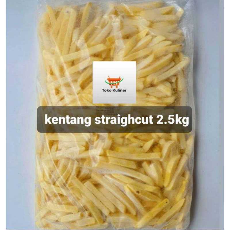 Jual Kentang Goreng Straight Cut @2.5KG | Shopee Indonesia