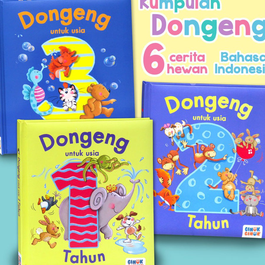Jual Produk [GinukGinuk] Dongeng untuk usia 1, 2, 3 Tahun (tiap buku ...