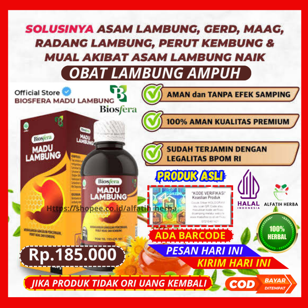 Jual BIOSFERA MADU LAMBUNG BIOMAAG Obat Asam Lambung Paling Ampuh dan ...