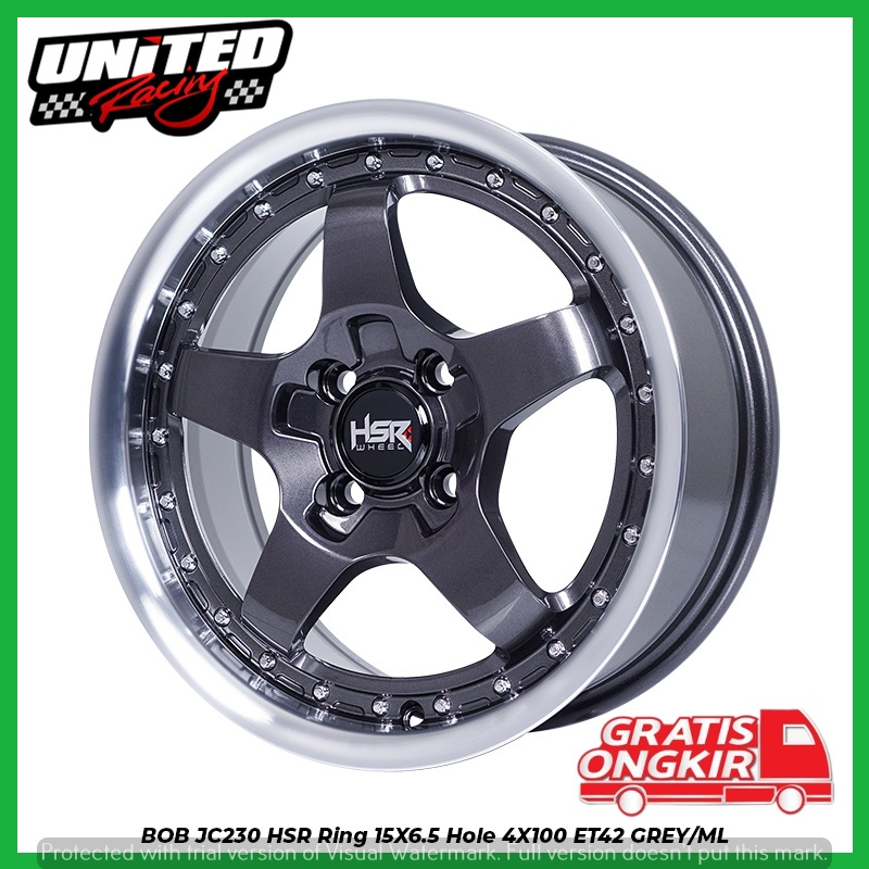 Jual VELG MOBIL RACING PALANG R15 HSR BOB RING 15 UNTUK MOBIL BRIO SIGRA SIRION FREED MOBILIO ...