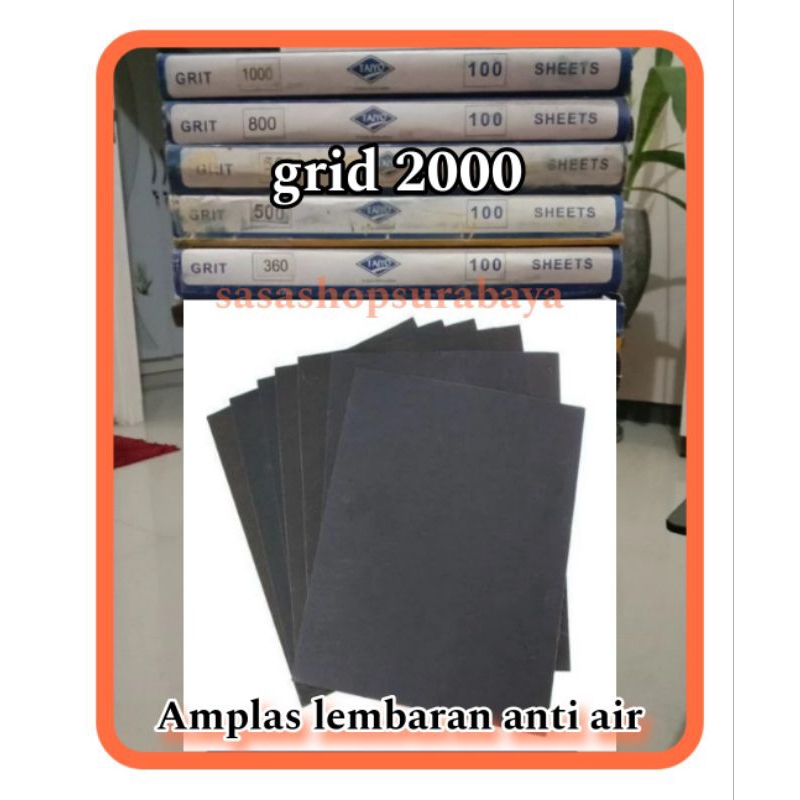 Jual Amplas grid 2000 lembaran waterproof | Shopee Indonesia