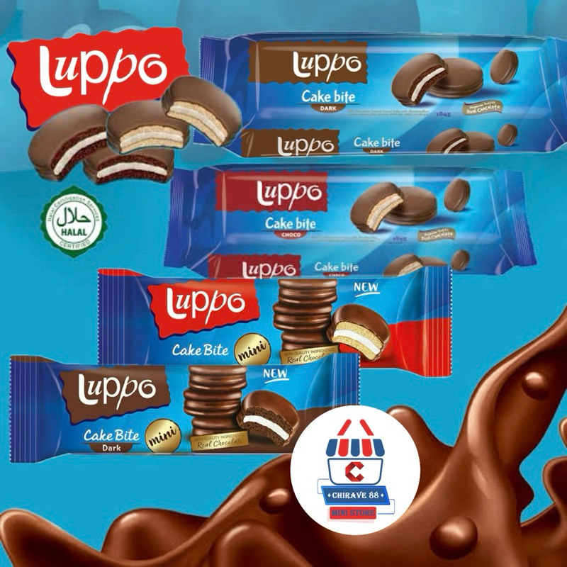Jual [NEW] LUPPO Cake Bite Mini 55g & 184g | Shopee Indonesia