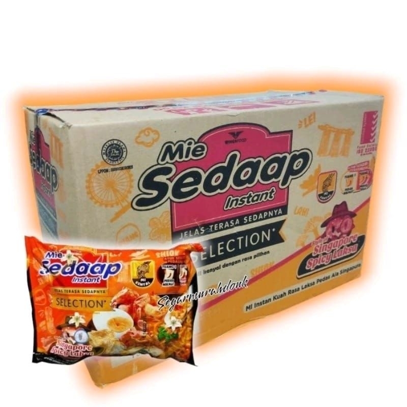 Jual Mie Sedaap rasa Singapore Spicy Laksa mi sedap instant 1 dus isi ...