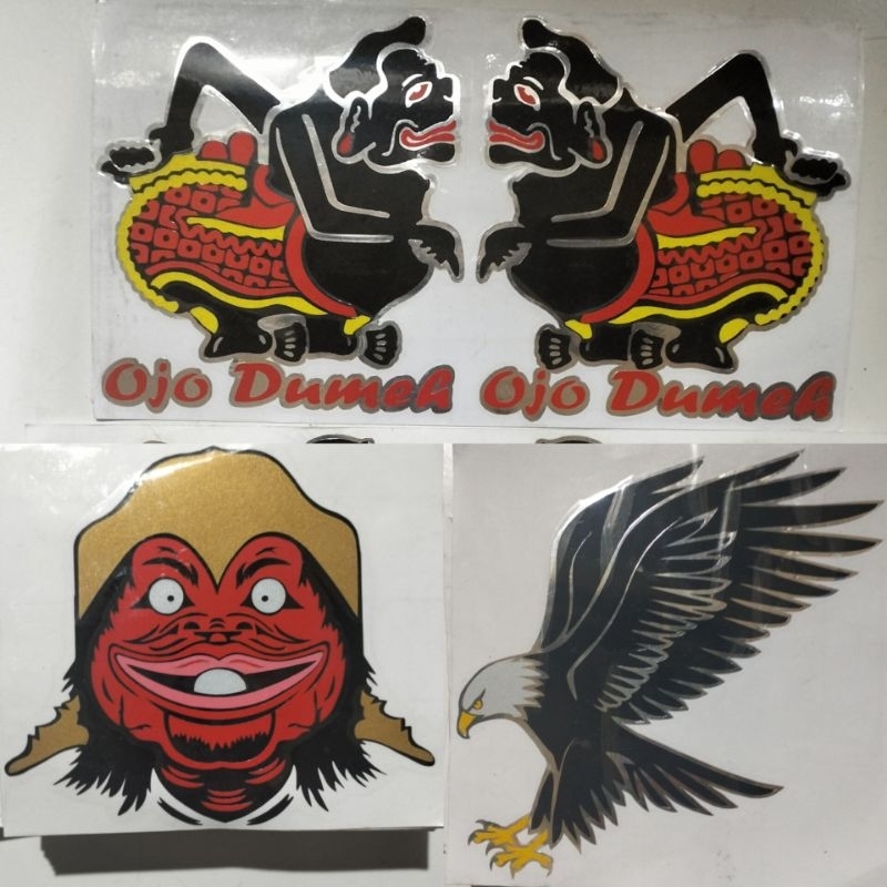 Jual Stiker Semar Cepot sticker cutting reflektif nyala | Shopee Indonesia