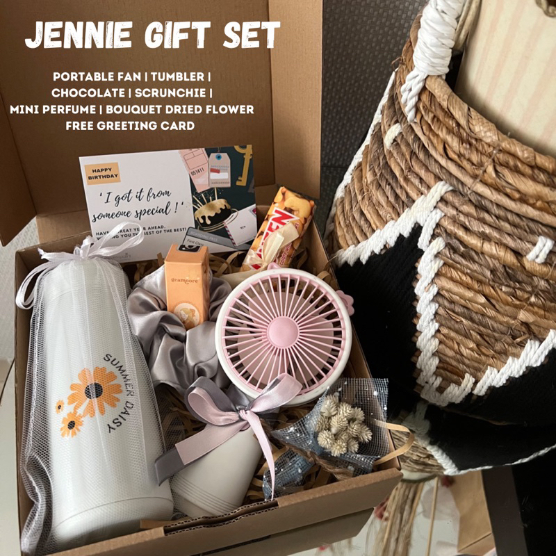 Jual Jennie Gift Set / Kado Bestie / Hadiah Teman isi Kipas ...