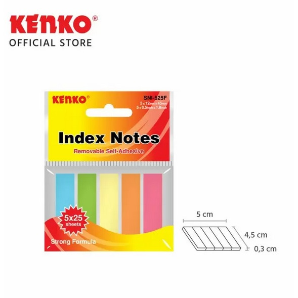 Jual Kenko Stick Note Index SNI-525F/ Post it/Stik Notes | Shopee Indonesia