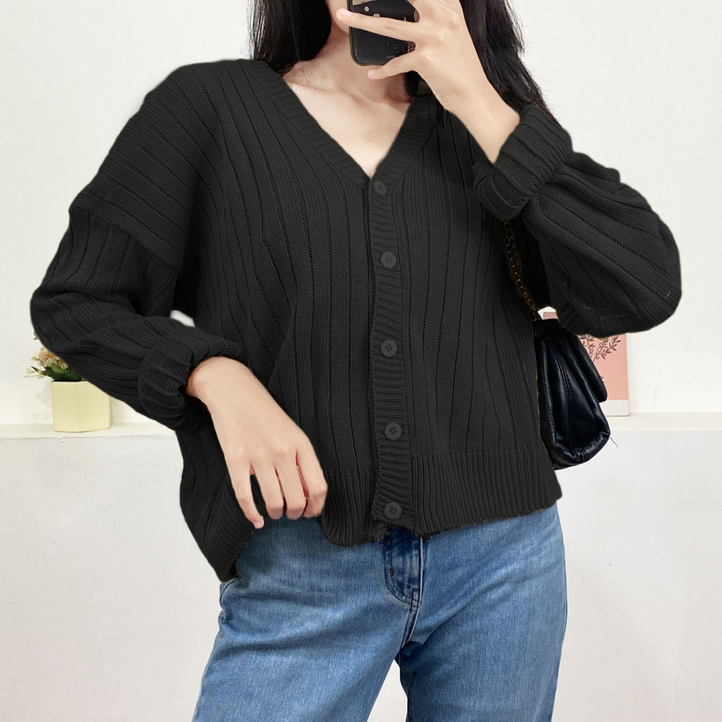 Jual DAVINA KNIT CARDY | SWEATER RAJUT WANITA OVERSIZE | KARDIGAN RAJUT MURAH KOREAN | Shopee ...